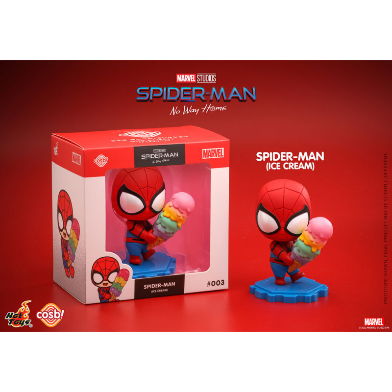 Cosbi Spider-Man Minifigure (Ice Cream) 8 Cm Spider-Man : Pas seulement ...