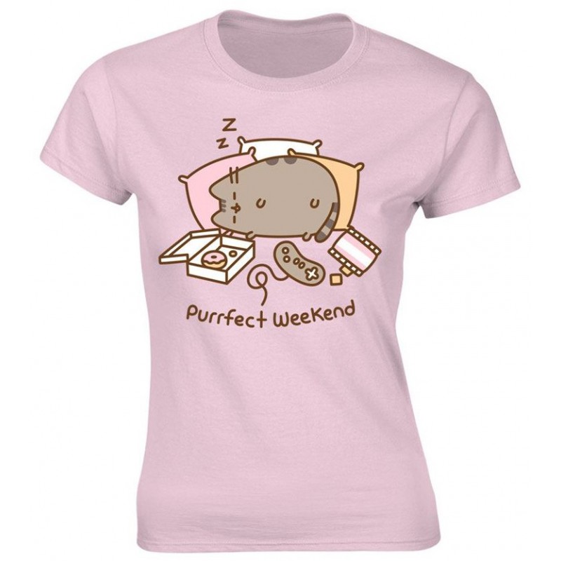 Camiseta de chica Pusheen para un fin de semana perfecto